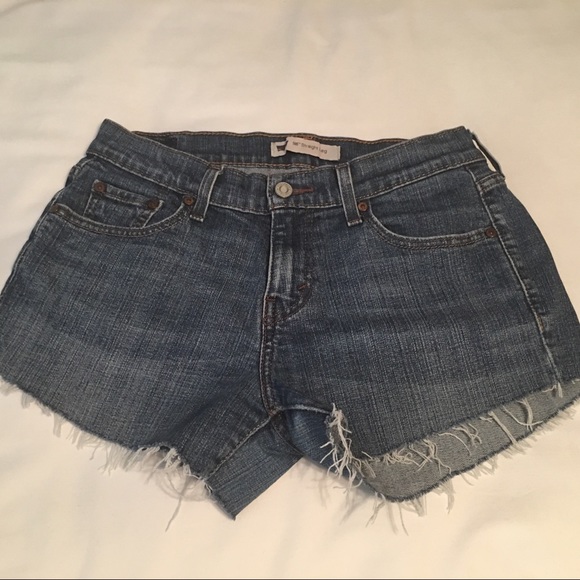 Levi's | Shorts | Levis Womens Cutoffs 55 Size 8 Frayed Hem | Poshmark